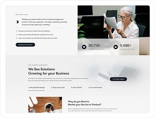 Landing Page – Partnerprop